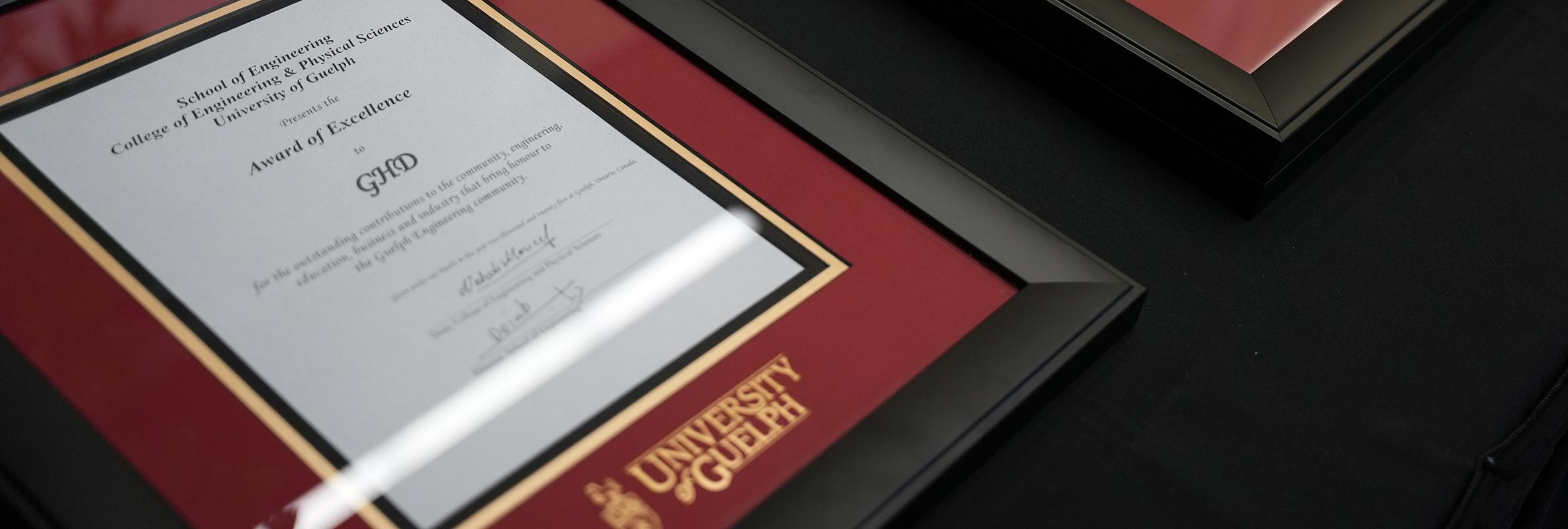 Engineering Honours and Awards | University of Guelph